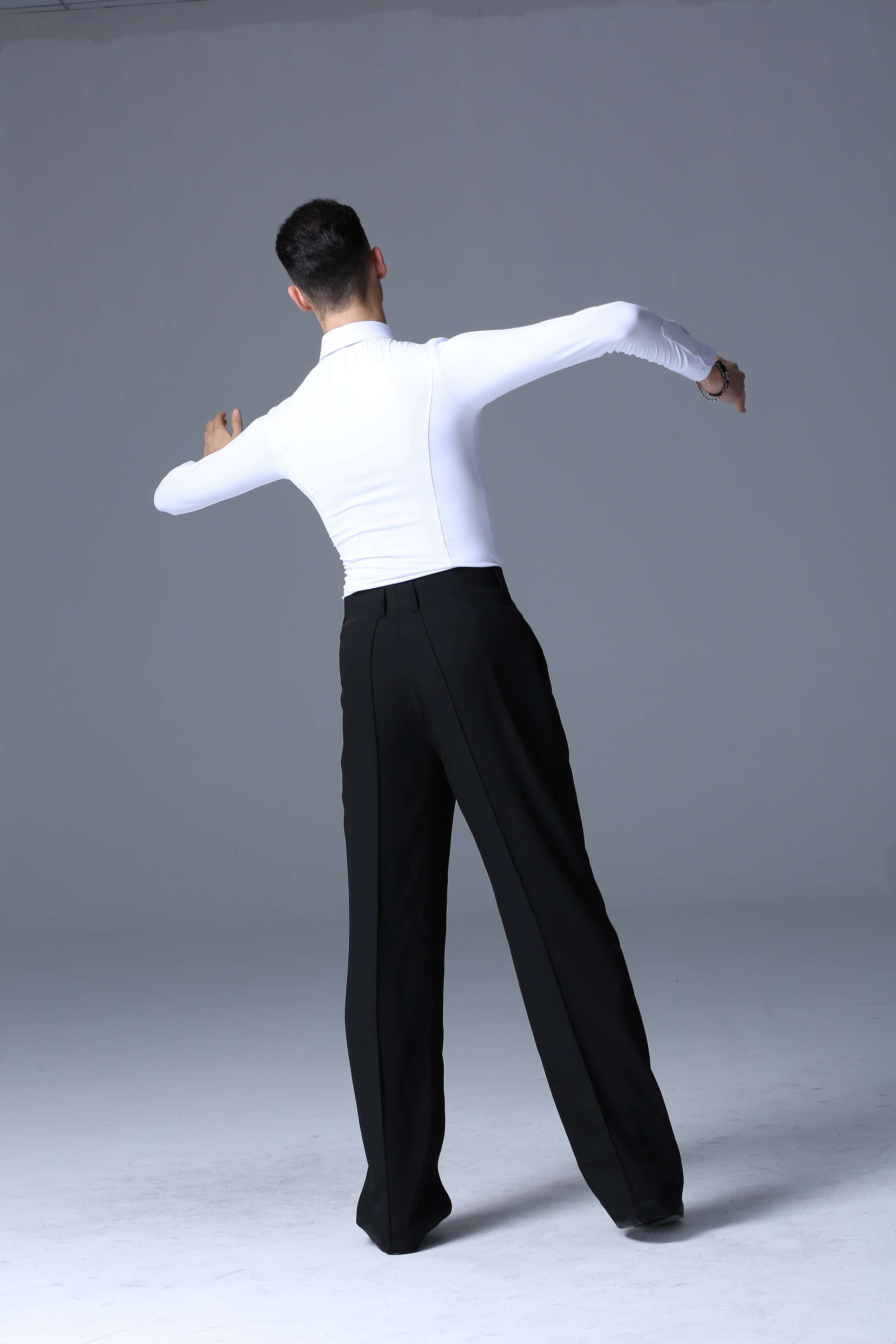 16610S-A Essential Ballroom Stretch Shirt – TotallyAddictedtoDance