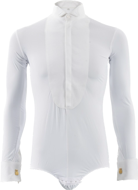 23101S Competition Ballroom Shirt with Low Collar – TotallyAddictedtoDance