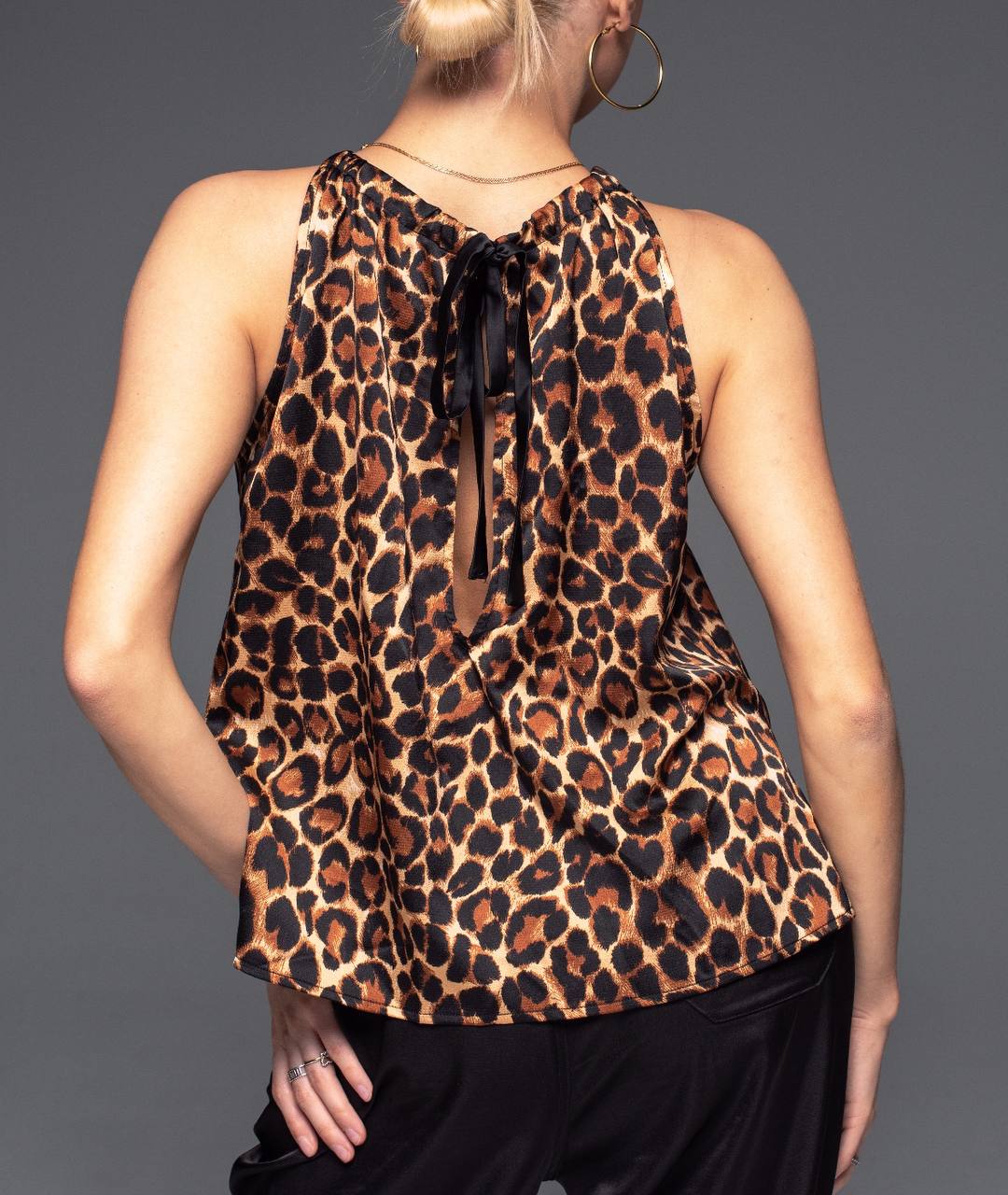 Leopard Print Satin Top – TotallyAddictedtoDance